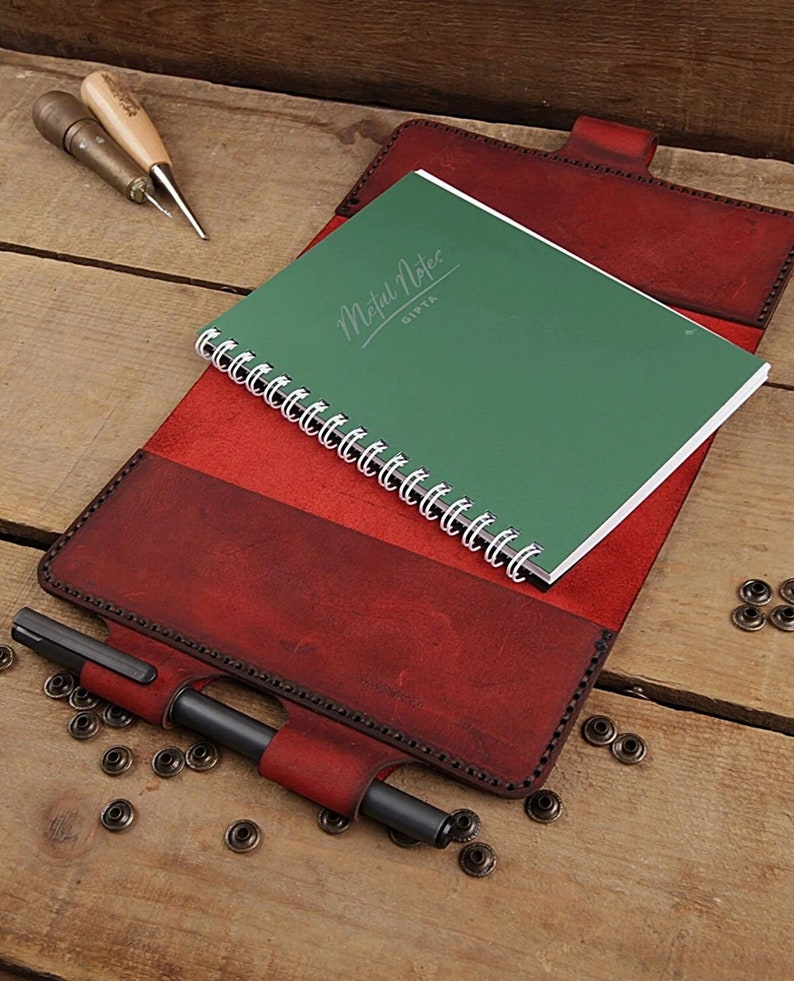 Personalized Leather Notebook Cover: Add a Touch of Elegance to Your ...