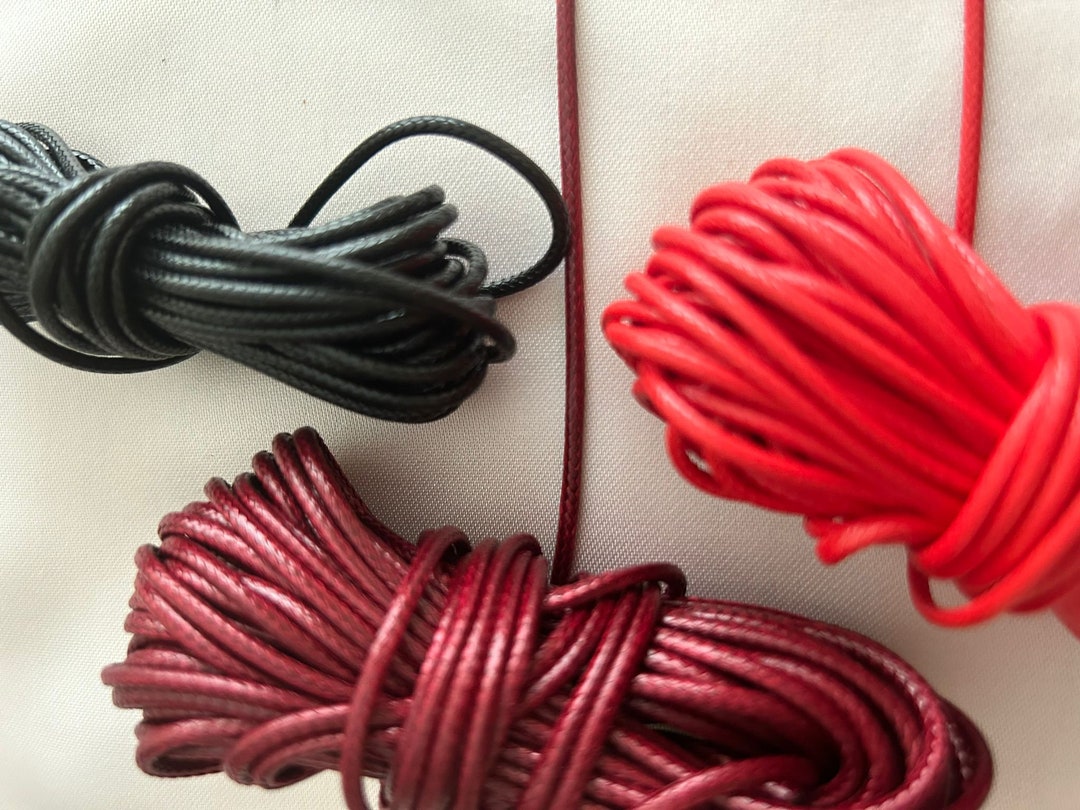Leather Bracelet Cords, Jewelry Supply - Three Colors - Etsy