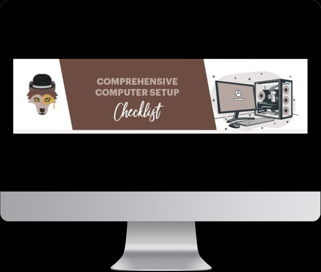 Ultimate Computer Setup Checklist Essential Guide for Easy - Etsy