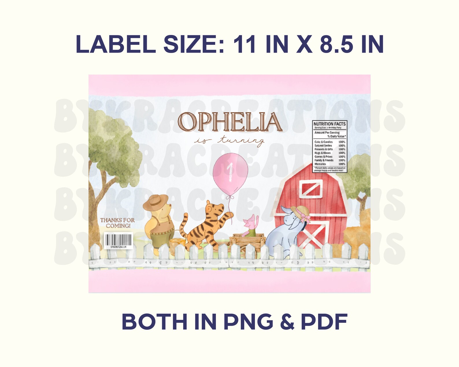 Classic Winnie the Pooh Chip Bag Labels Printable Winnie the Pooh ...