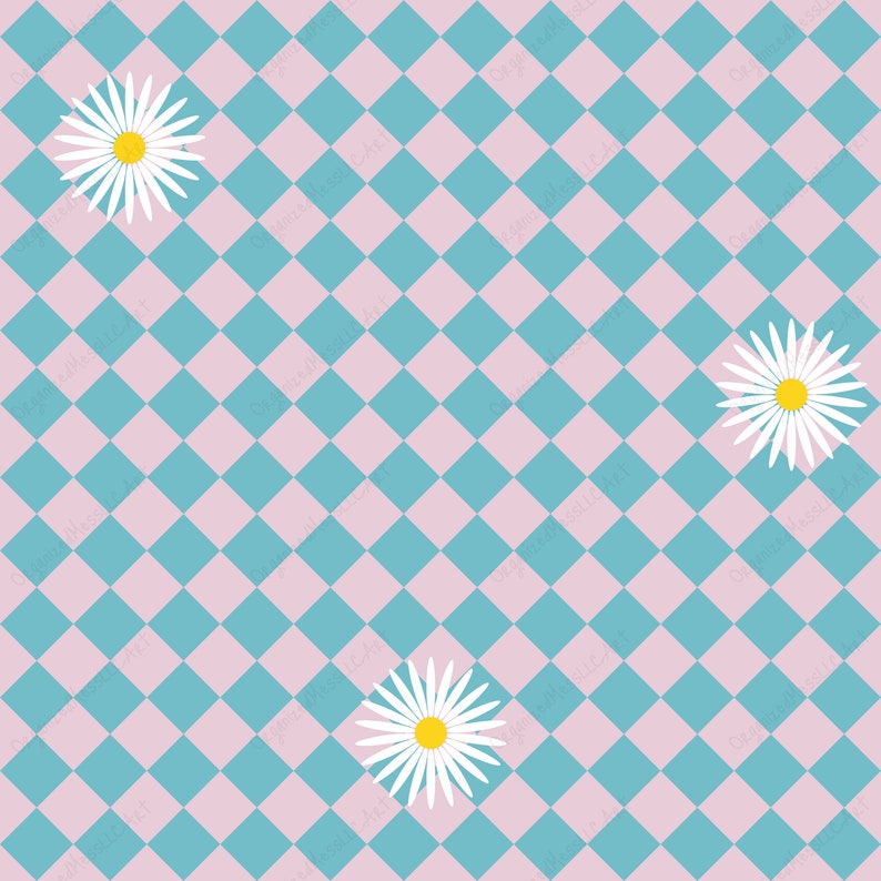 Square and Rhombus Patterns, Instant Digital Download, Two Different ...