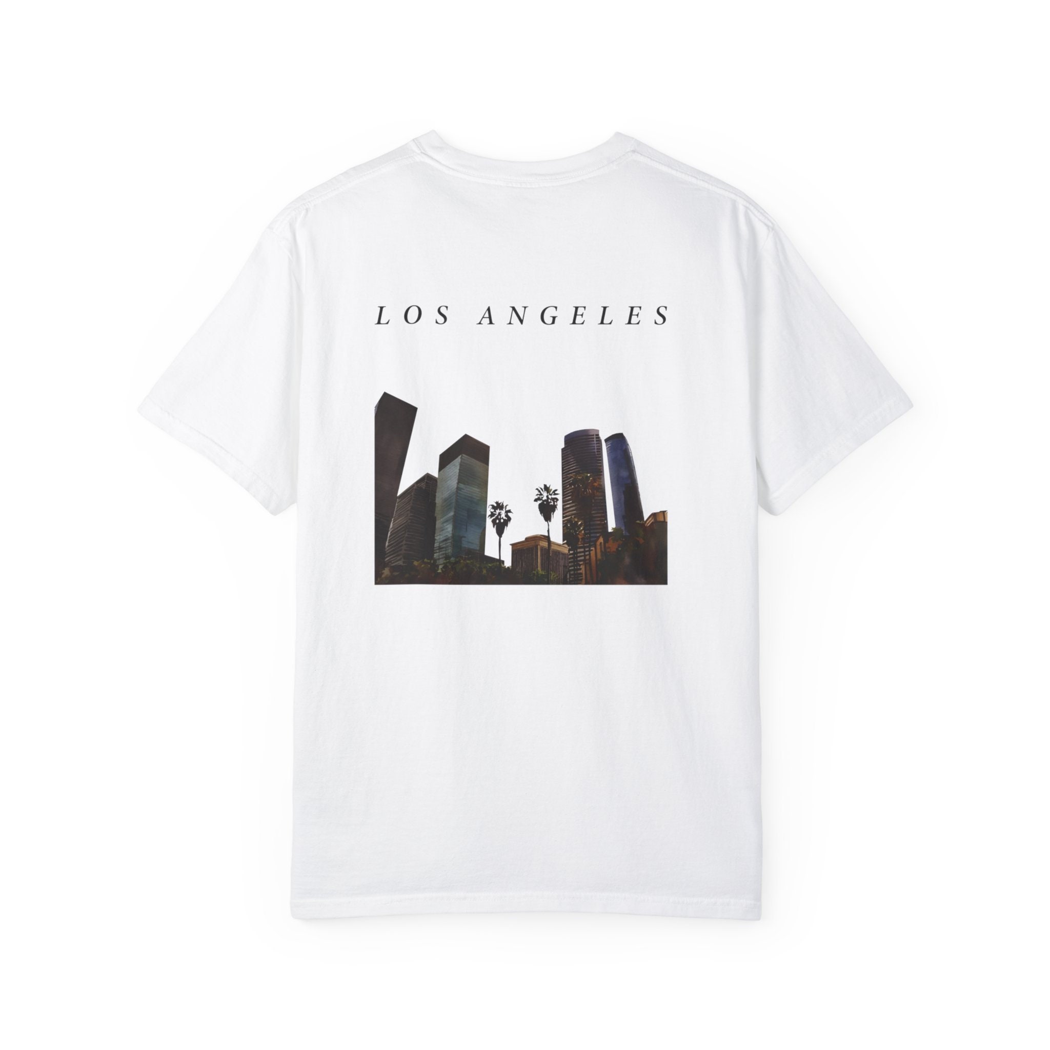 LA Downtown Los Angeles Skyline Unisex Garment-dyed T-shirt - Etsy
