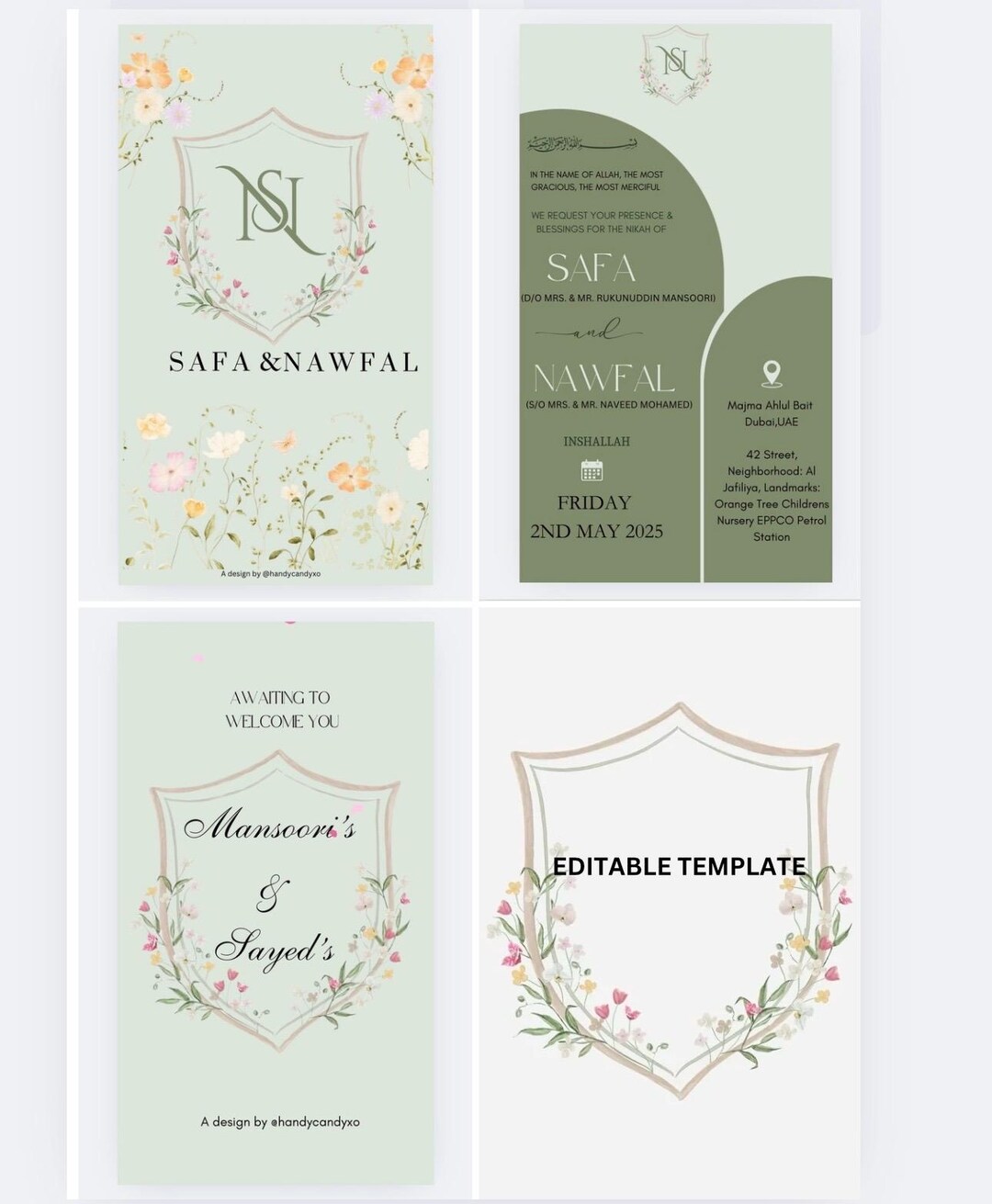 Digital Nikah Invitation | Muslim Wedding Invition | Islamic Nikah ...