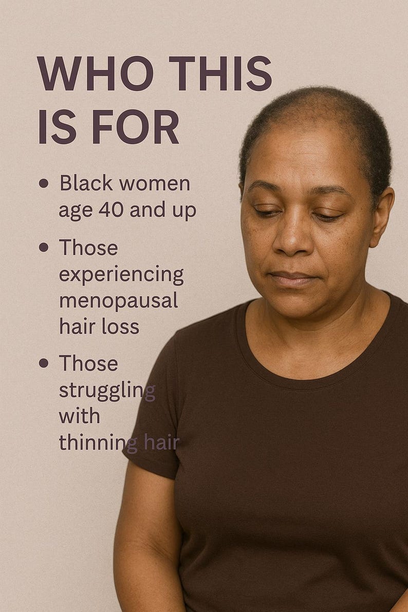 Menopausal Thinning Hair Prompt Pack for Black Women 30 Prompts for ...