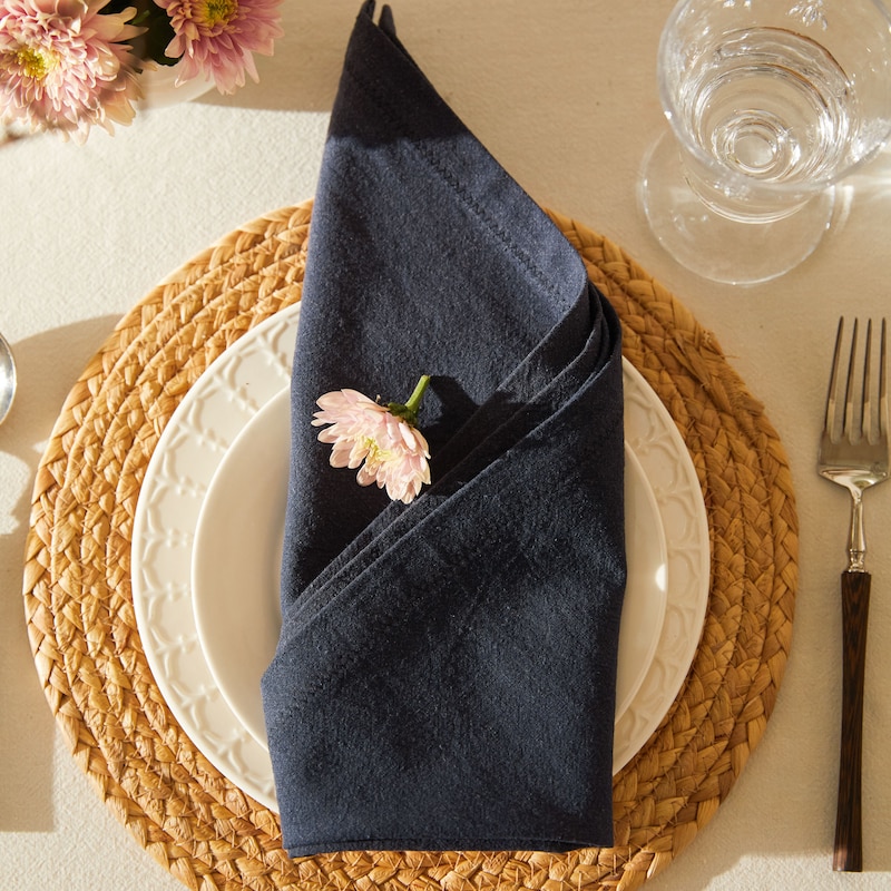 Navy Table Linens - Etsy