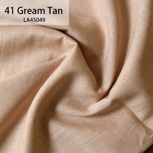Cream Tan Minimalist Wedding Linen Tablecloth, Handmade Tablecloth for ...