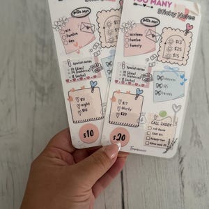 Sticky Notes | Savings Challenge | - Etsy