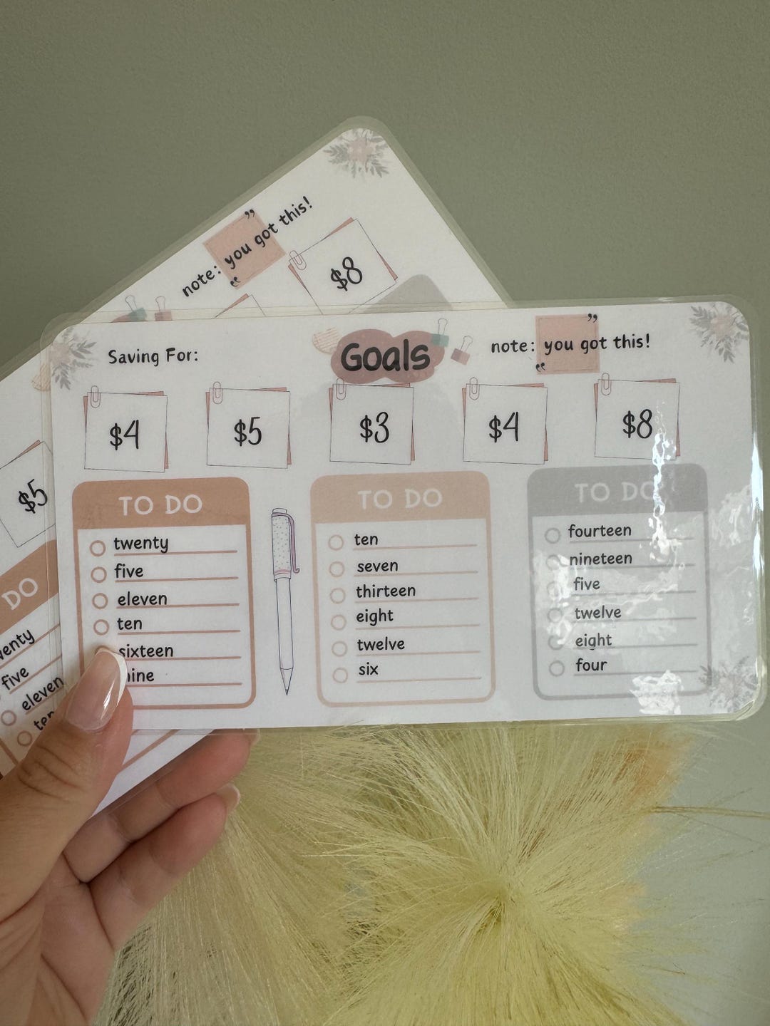 Savings Challenge | Notes on Savings - Etsy