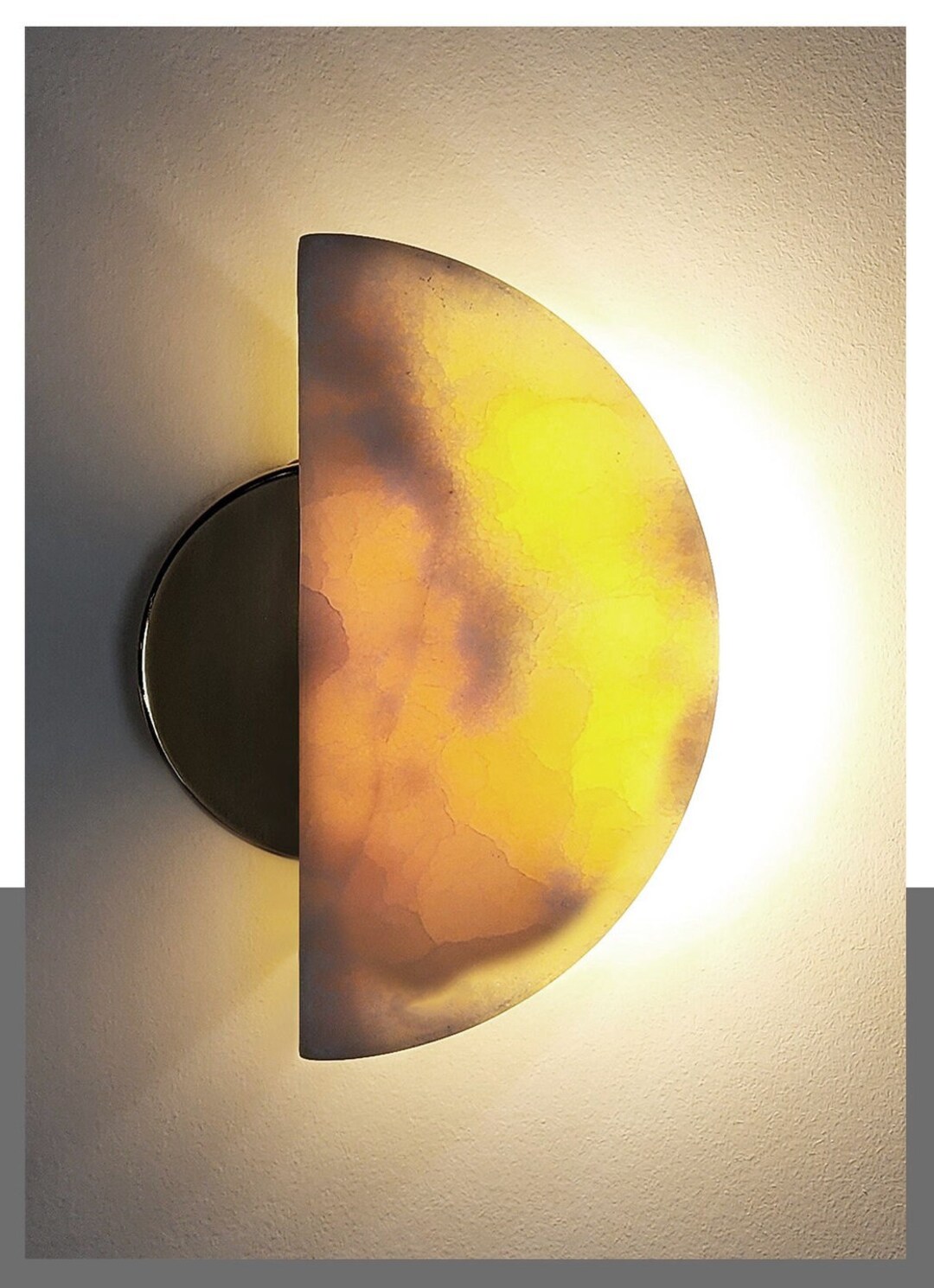 Art Deco Sconce/minimalist Wall Sconce/modern Lighting/onyx - Etsy