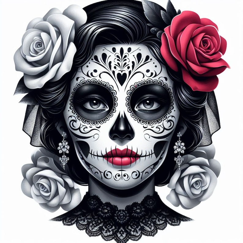 64 Day of the Dead Catrina Images JPG - Etsy