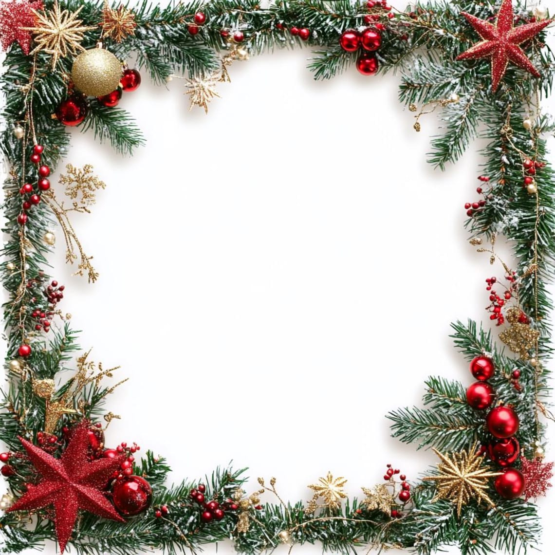 16 Christmas Frame PNG Clipart Images - Etsy UK