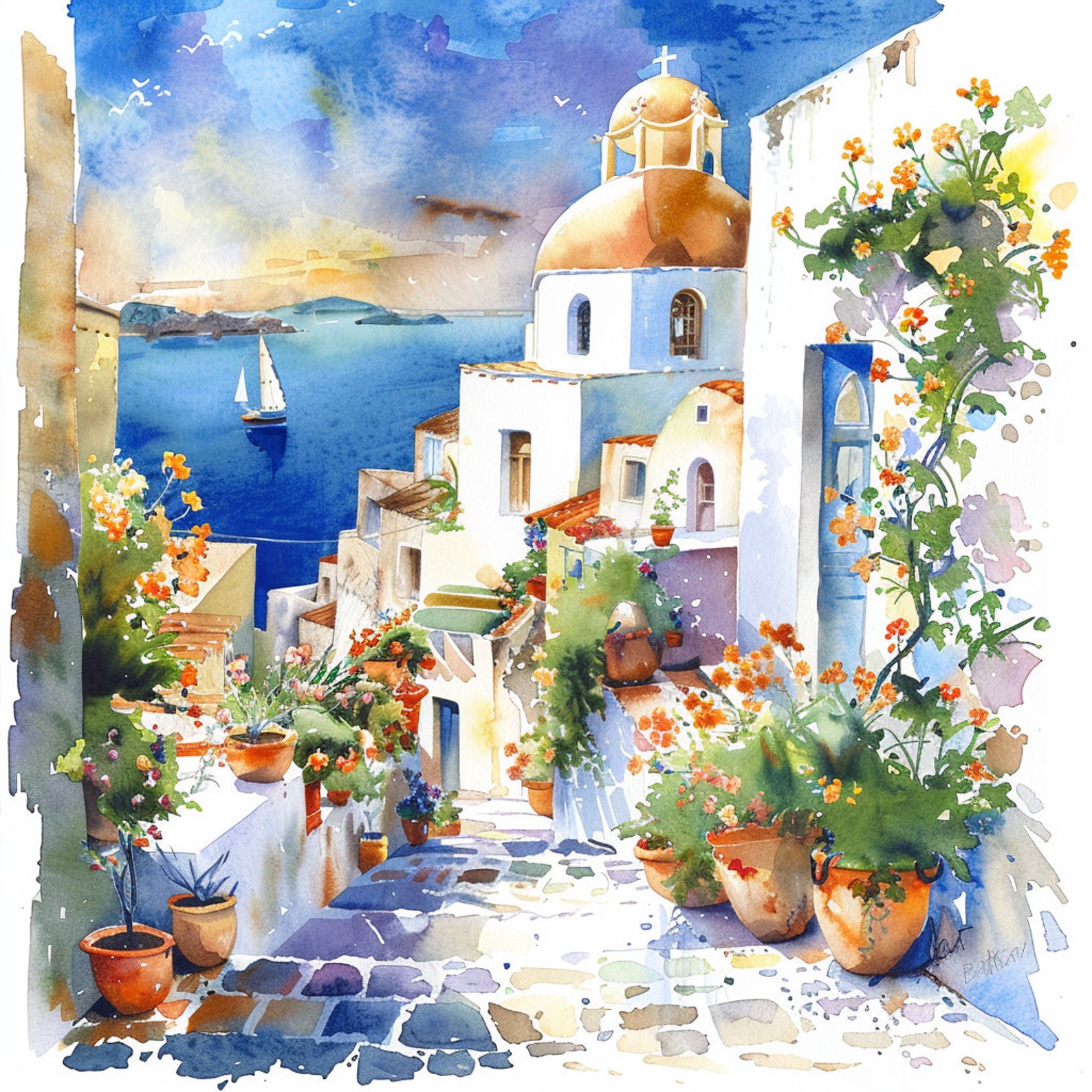 20 Images of Mediterranean Scenes PNG Clipart - Etsy UK