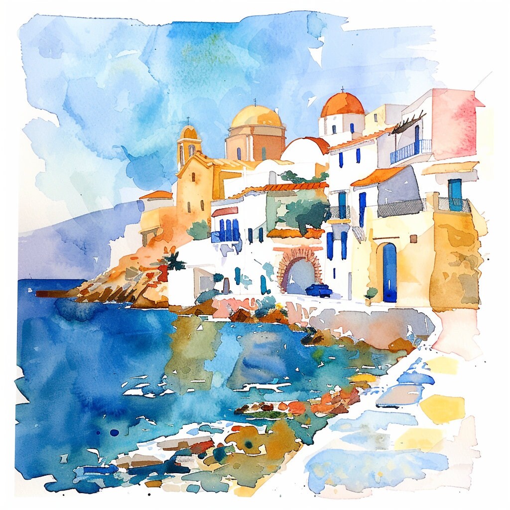 20 Images of Mediterranean Scenes PNG Clipart - Etsy UK