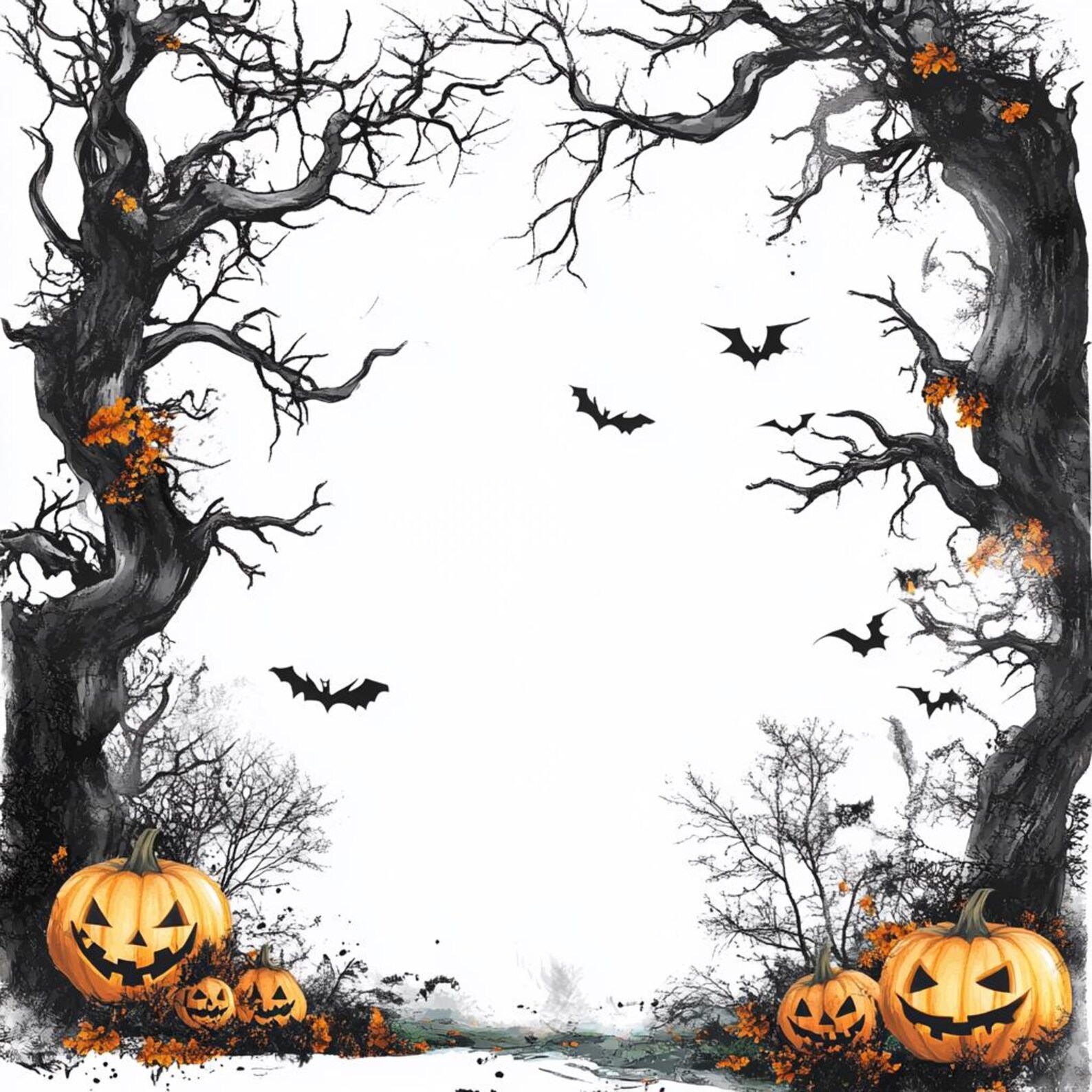 16 High Quality Halloween Frame Images - Etsy