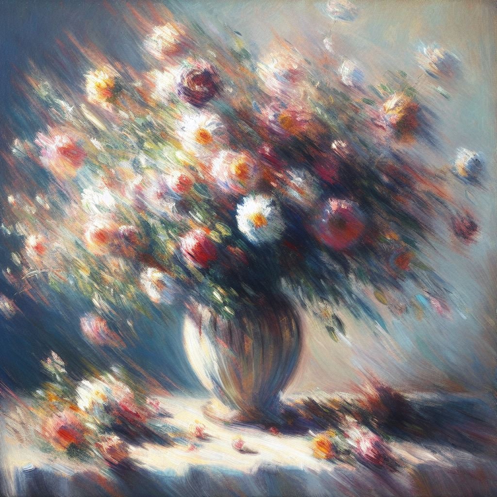 IMPRESSIONIST FLOWERS 8 IMAGES - Etsy