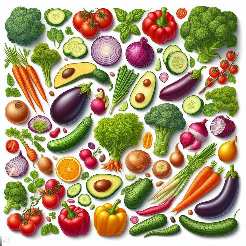 15 Images of Vegetables JPG - Etsy
