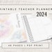 Printable Teacher Planner Watercolour Theme Australian - Etsy