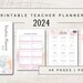 Printable Teacher Planner Watercolour Theme Australian - Etsy