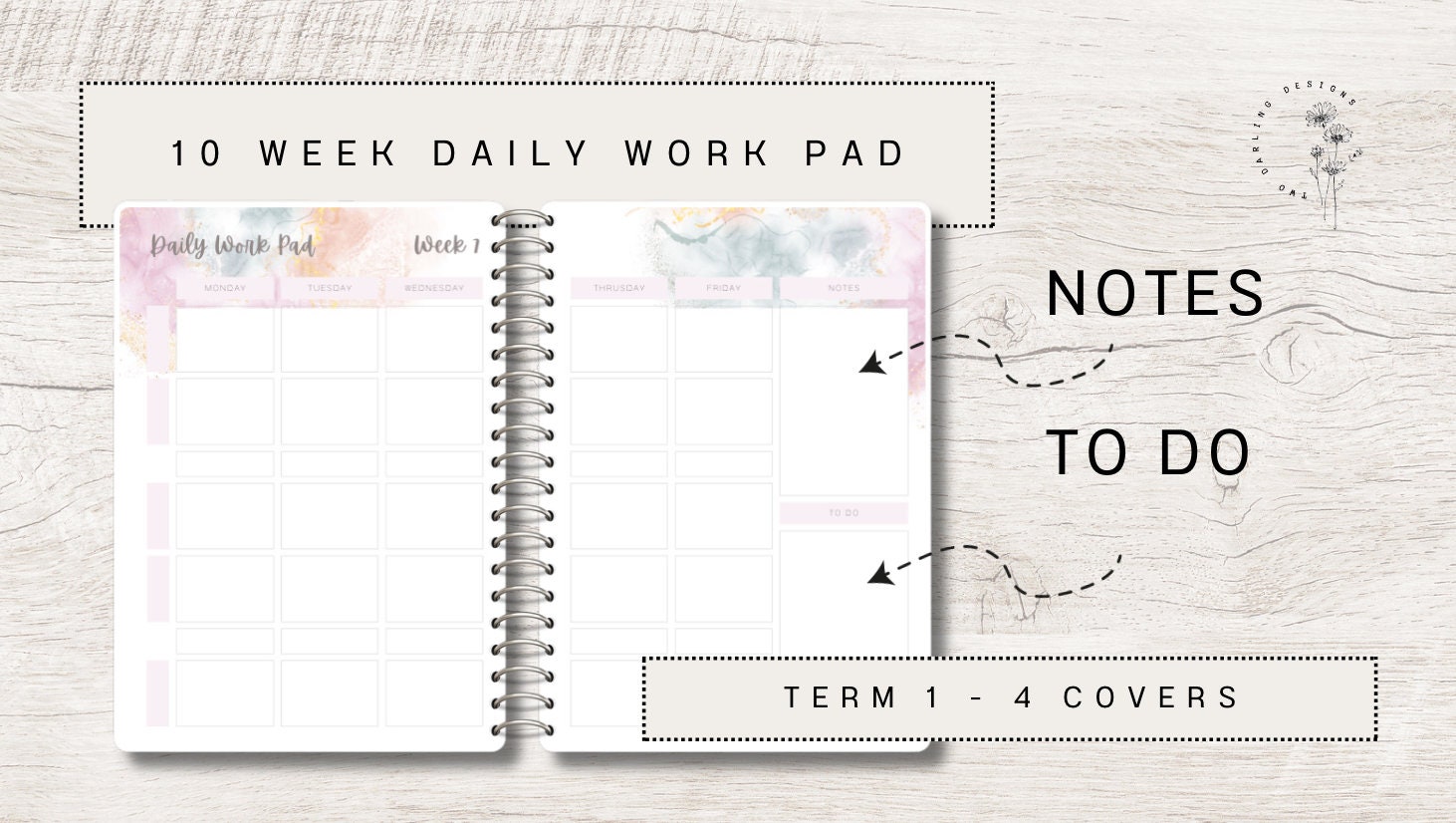 Printable Teacher Planner Watercolour Theme Australian - Etsy