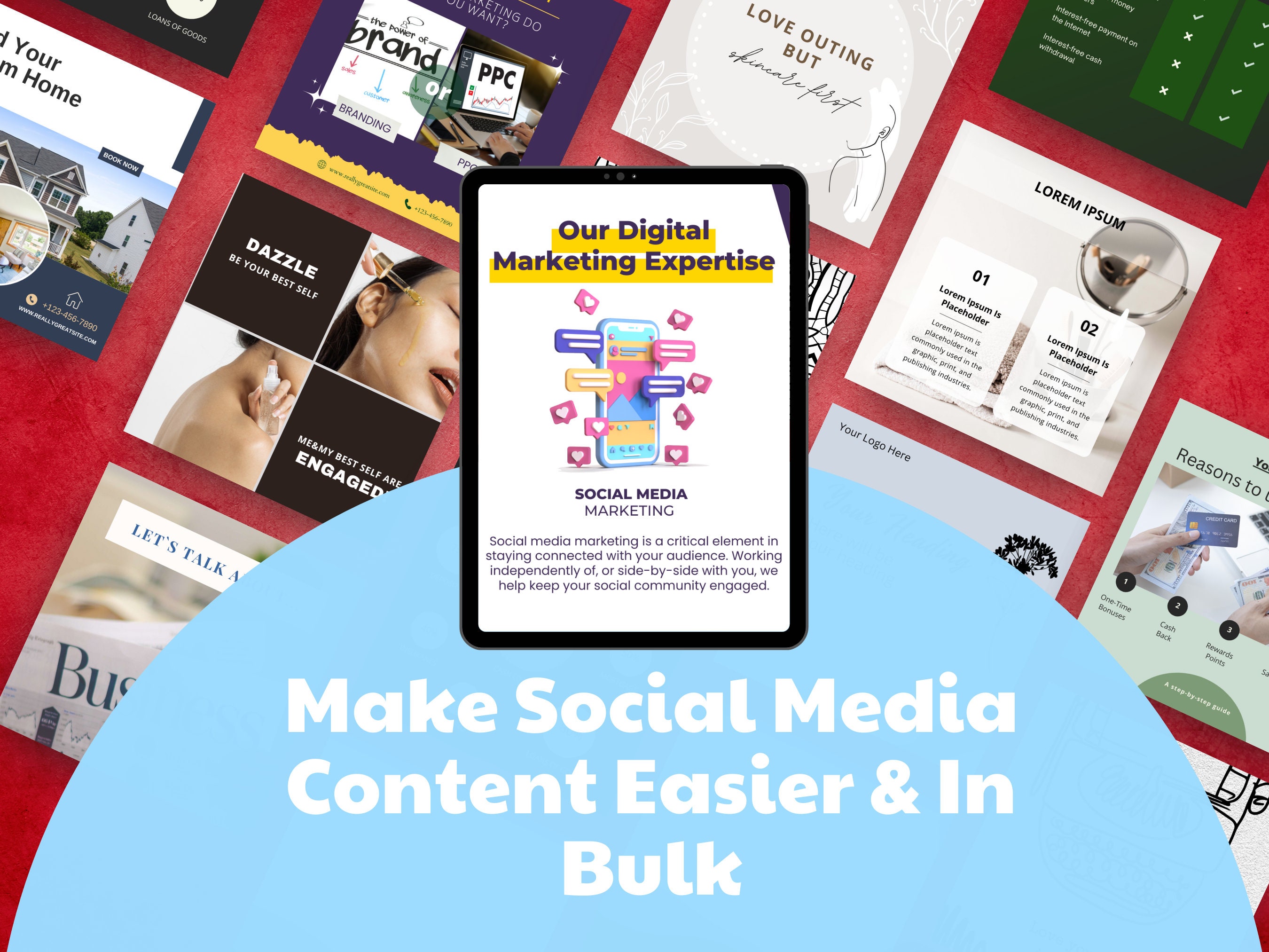 2250 Canva Social Media Post Templates - Etsy