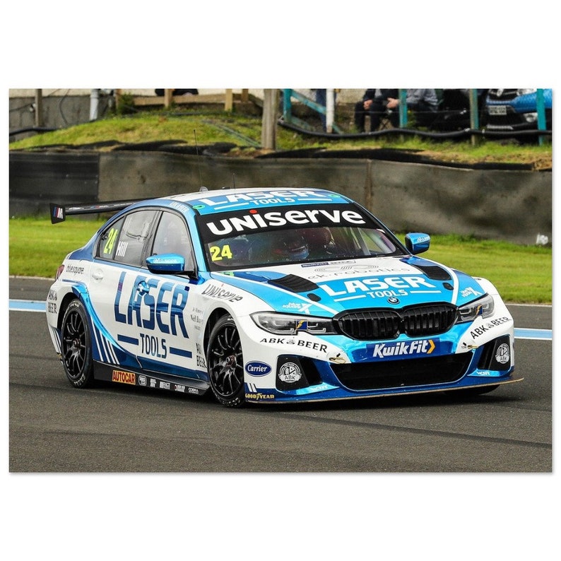 BTCC BMW Laser Tools Racing Jake Hill 24 Premium Matte Poster - Framed ...