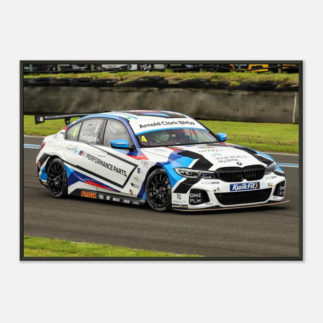 BTCC Team BMW WSR Colin Turkington 4 Premium Poster Print - Framed or ...