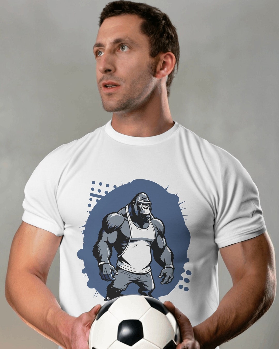 Working Out With Gorilla Beast Mode Training Shirt Gorilla Gym Mastery ...