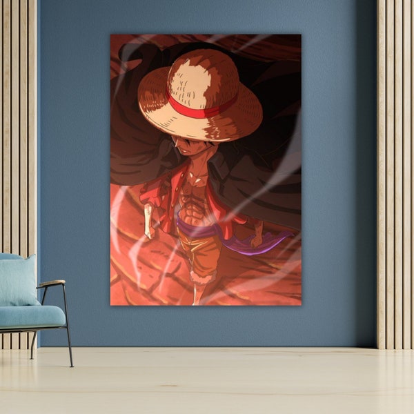 Luffy Anime Poster - Etsy