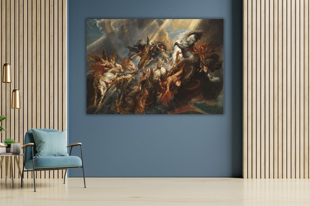 The Fall of Phaeton Peter Paul Rubens Canvas Print, Classical Art Wall ...