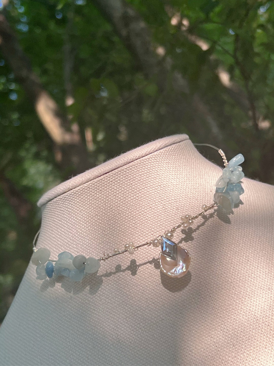 Siren Core Mermaid Core Aquamarine Freshwater Pearls - Etsy