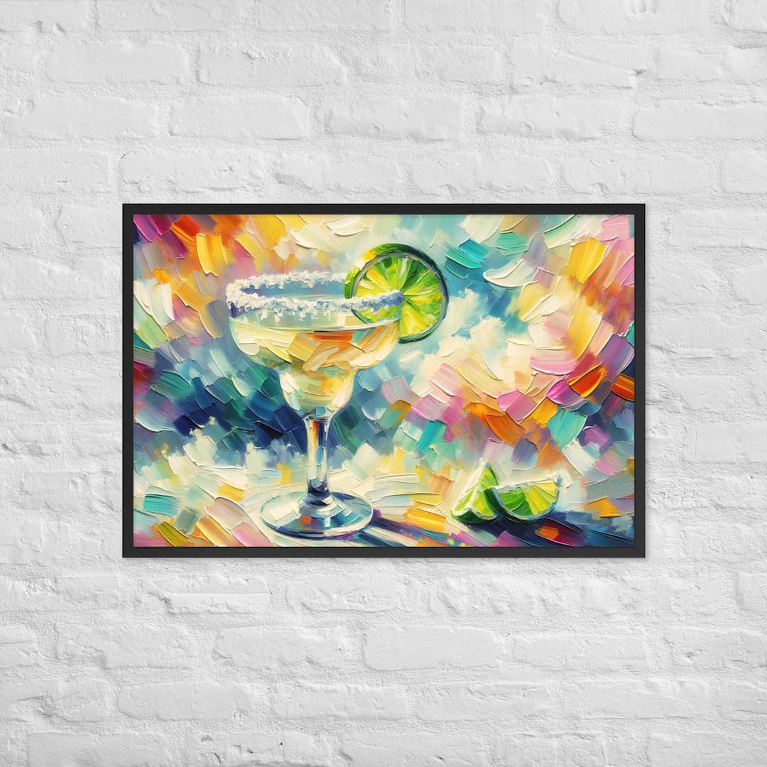 Bar Cart Art Van Gogh Painting for Bar Cart Margarita Bar Cart - Etsy