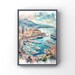 Monaco Painting for Home Monaco Digital Print Monaco Poster for Wall ...