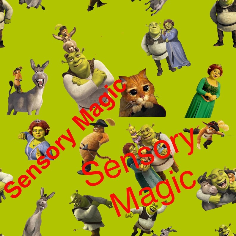Shrek Seemless Repeating Pattern - Etsy