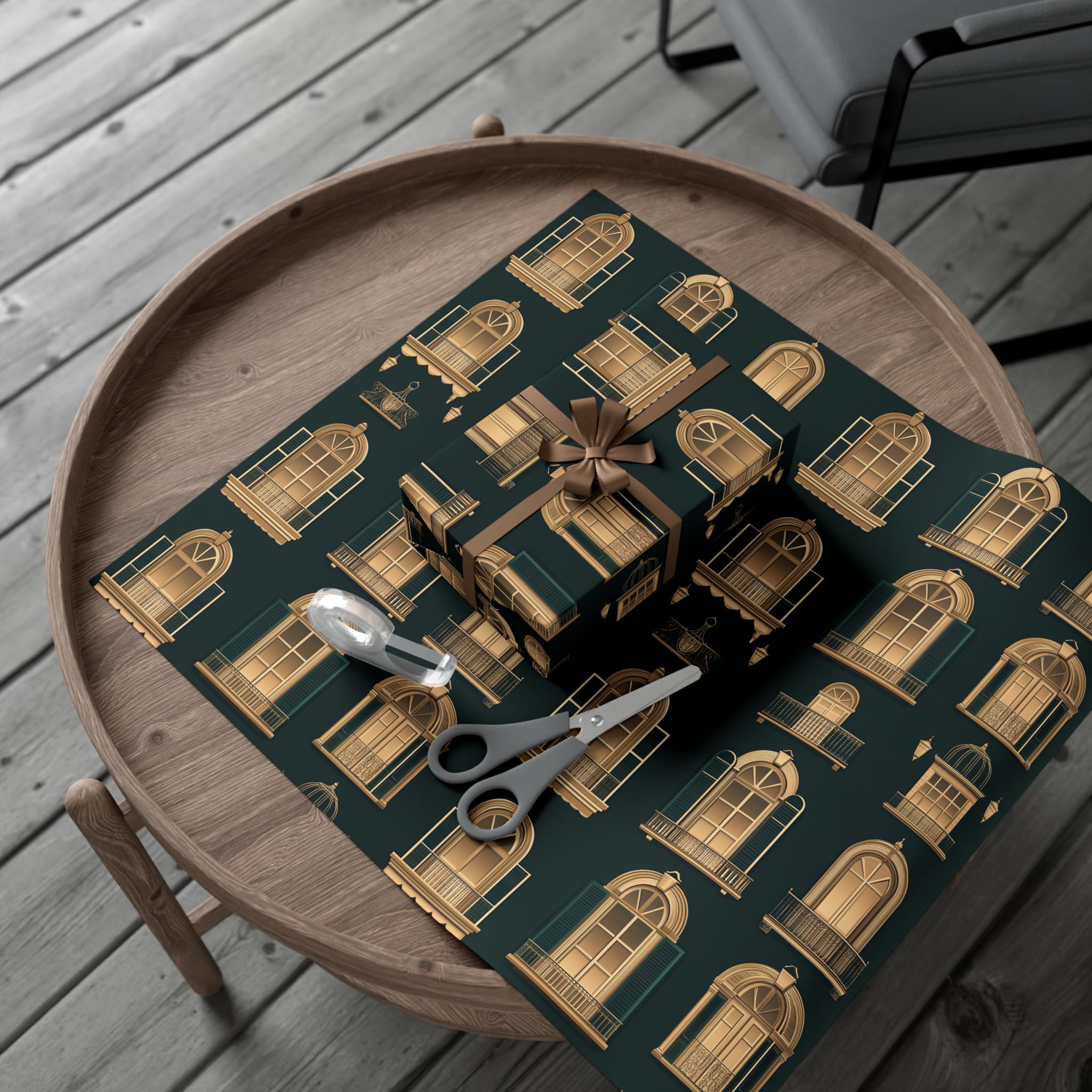 European Architecture Gift Wrap – Minimalist Building Design - Etsy