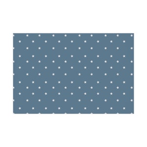 Pastel Blue Gift Wrapping Paper With Stars for Minimalistic Gifts ...