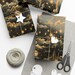 Celestial Gift Wrapping Paper: Vintage Style Moon & Stars - Galaxy ...
