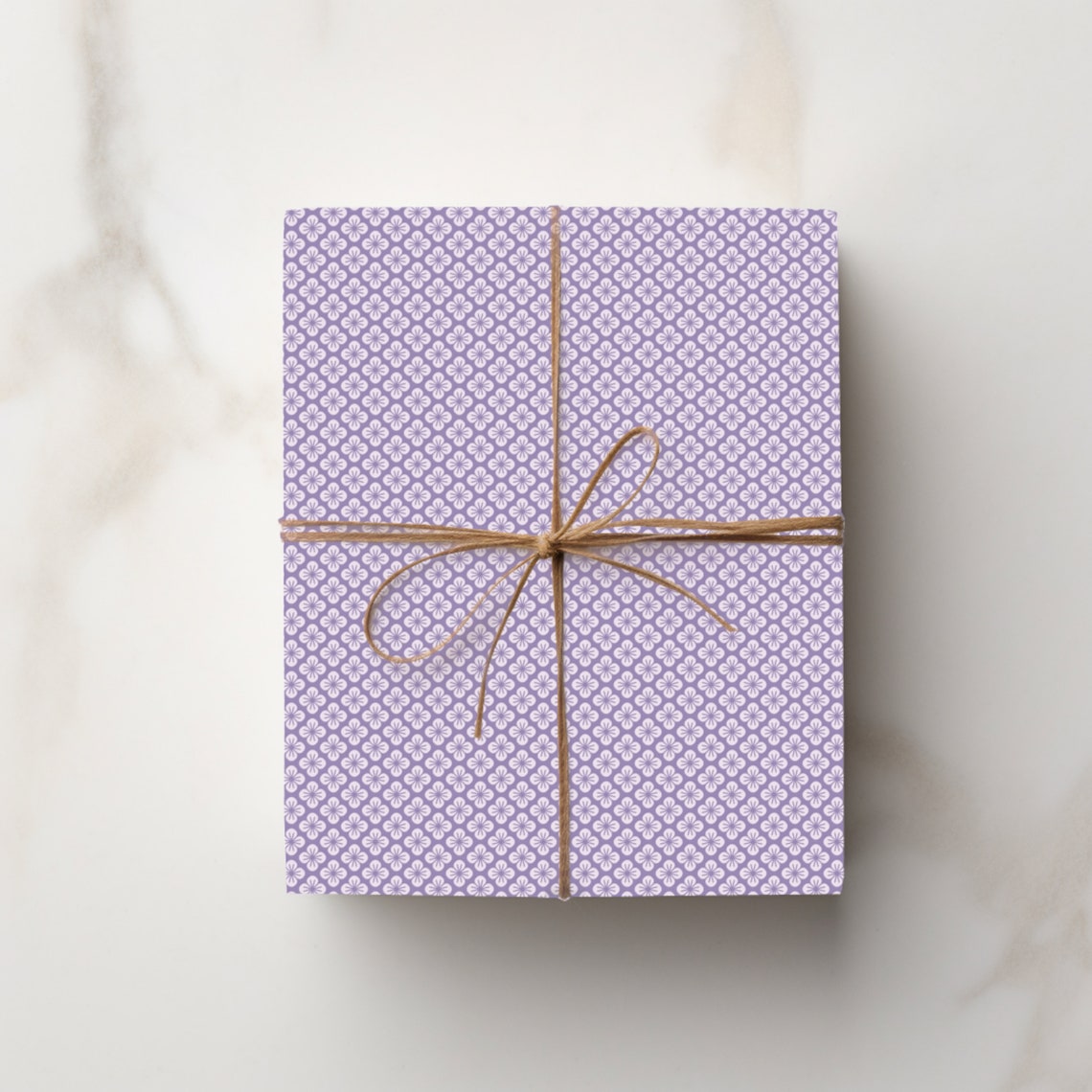 Pastel Purple Floral Gift Wrapping Paper Lilac Gift Wrap - Etsy
