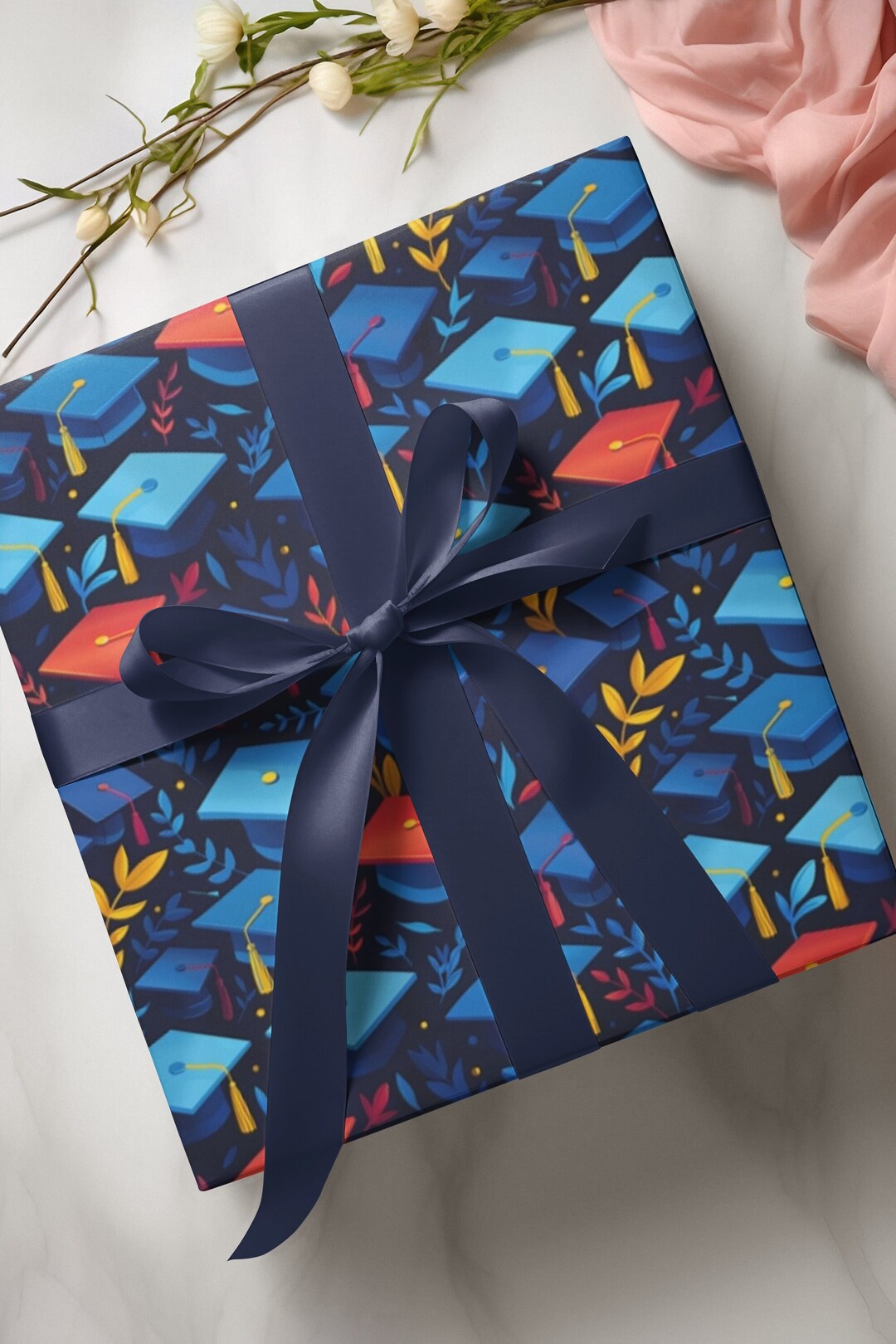Graduation Gift Wrapping Paper, Happy Graduation Gift Wrap, - Etsy