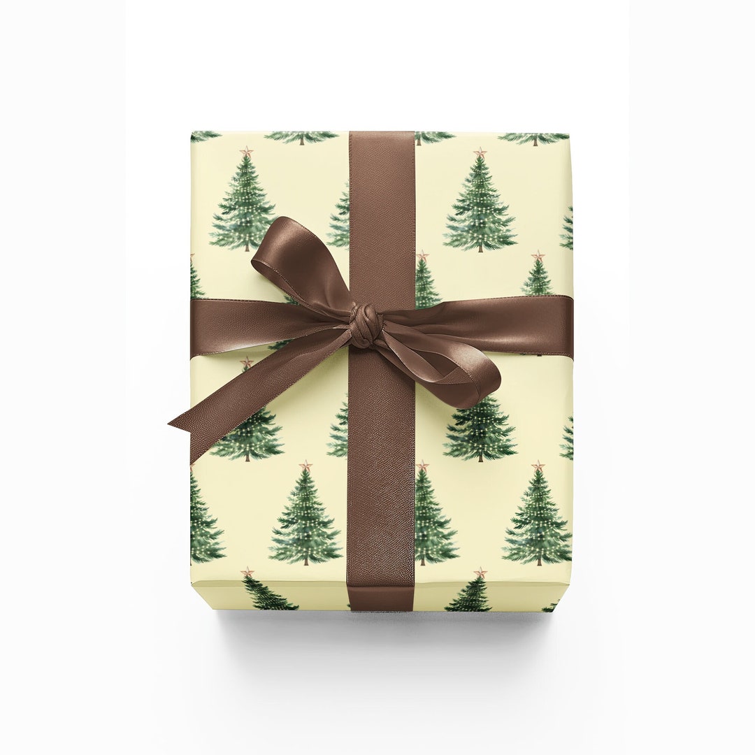 O Tannenbaum in Lemon Christmas Tree Gift Wrapping Paper - Etsy