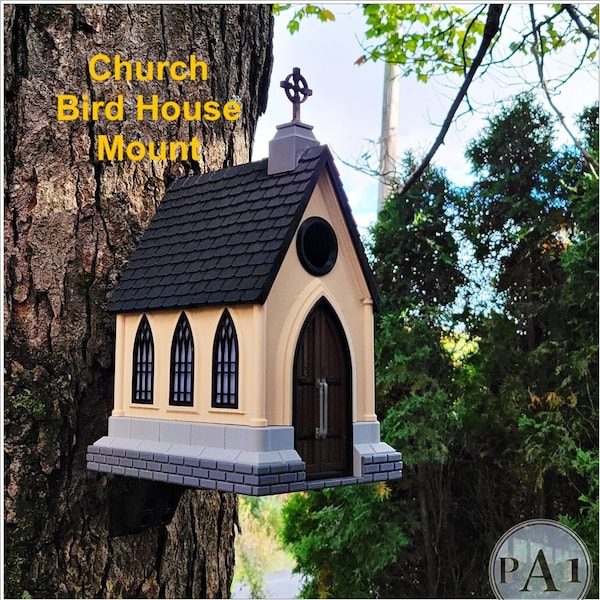Church Bird House - Etsy