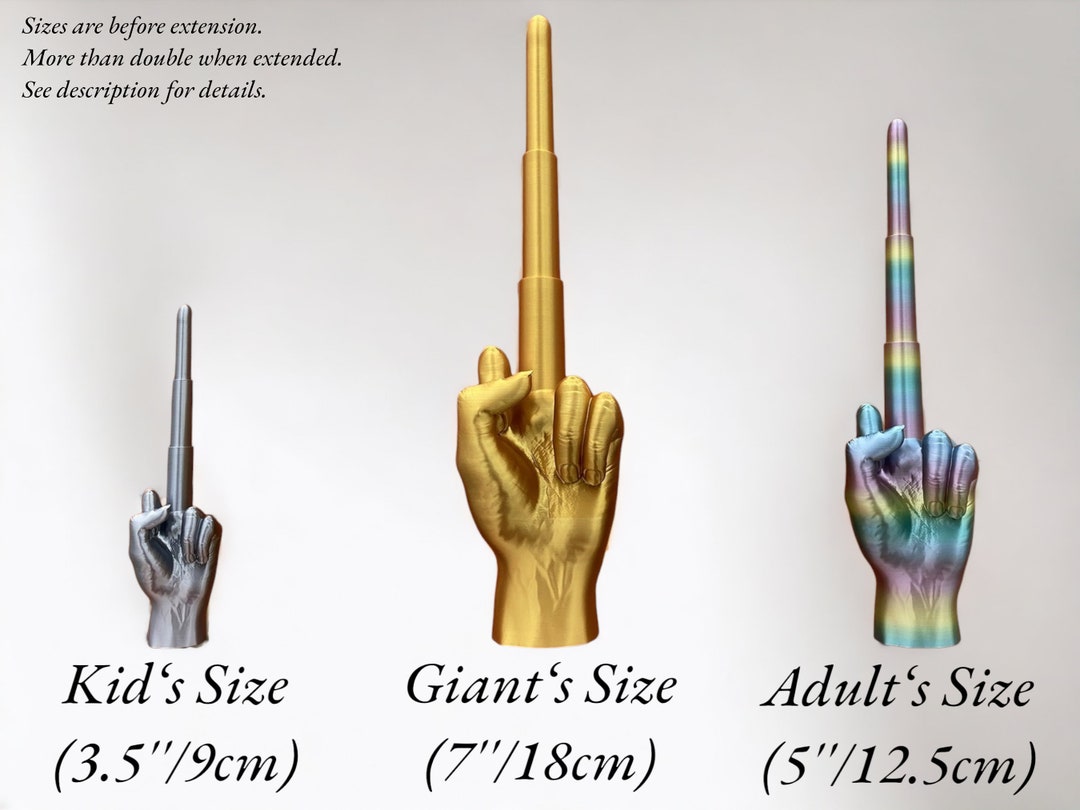 Collapsible Middle Finger-expandable Middle Finger - Etsy