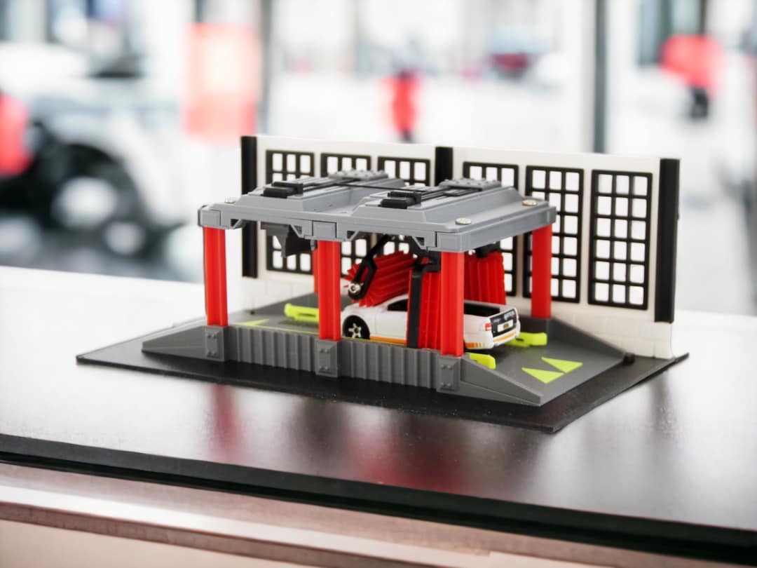 1/64 Model Cars Diorama Model Diecast - Car Wash Station! - 3D Printed ...