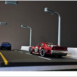 1/64 Scale Model Car Diorama: LED Highway Overpass - 3D Printed - Etsy