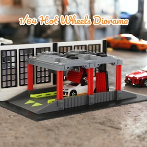 1/64 Model Cars Diorama Model Diecast - Car Wash Station! - 3D Printed ...