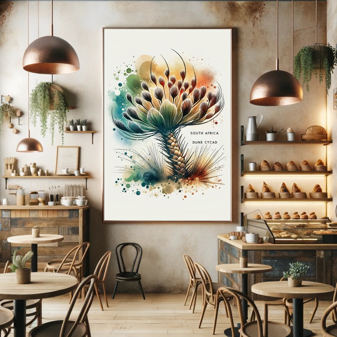 Endangered Species Collection, Cycad Art Print, African Plant Decor ...