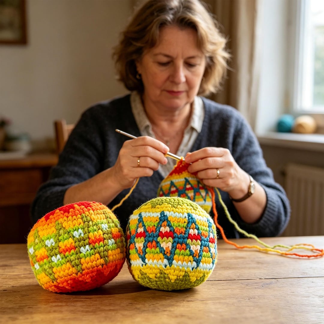 PDF PATTERN ONLY Crochet Foot Bag, Multicolour Juggling Bean Bags ...
