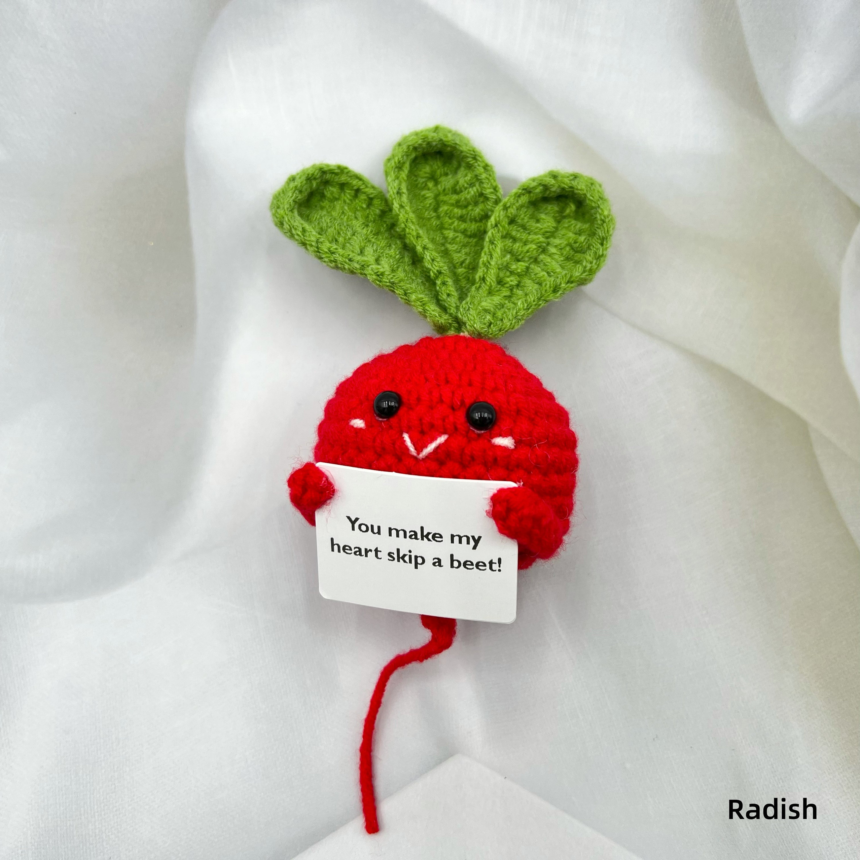 Positive Vegetables,crochet Positive Broccoli,show Love Radish/beet ...