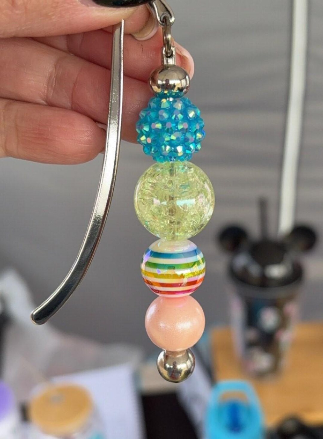 Handmade Beaded Bookmark - Etsy UK