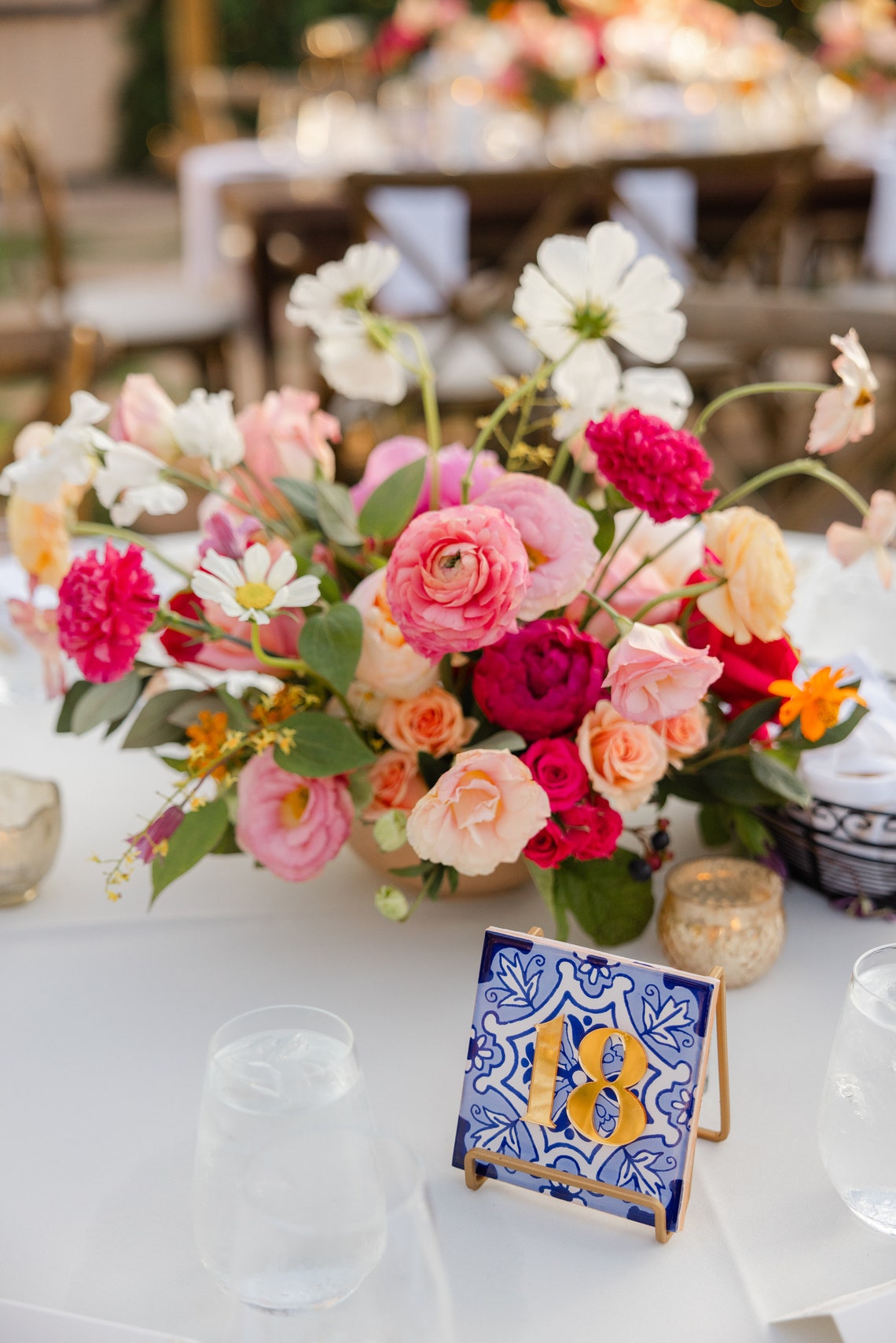 Mediterranean / Spanish Tile Table Numbers - Etsy