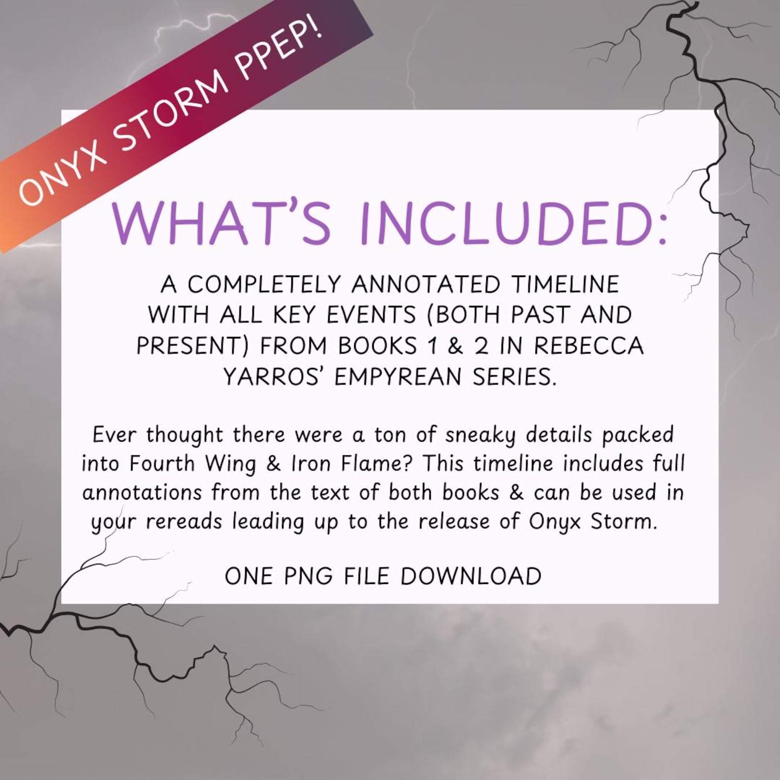 Fourth Wing & Iron Flame Timeline - Etsy